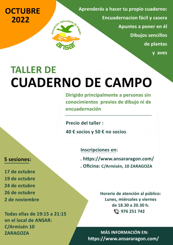Taller de cuaderno de campo de ANSAR - ANSAR